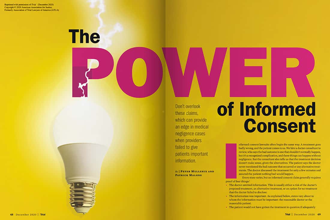 The Power of Informed Consent - Friedman | Rubin PLLP - Trial Lawyers
